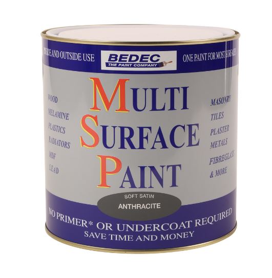 Bedec Multi Surface Paint (MSP) 2.5 Litre Soft Satin