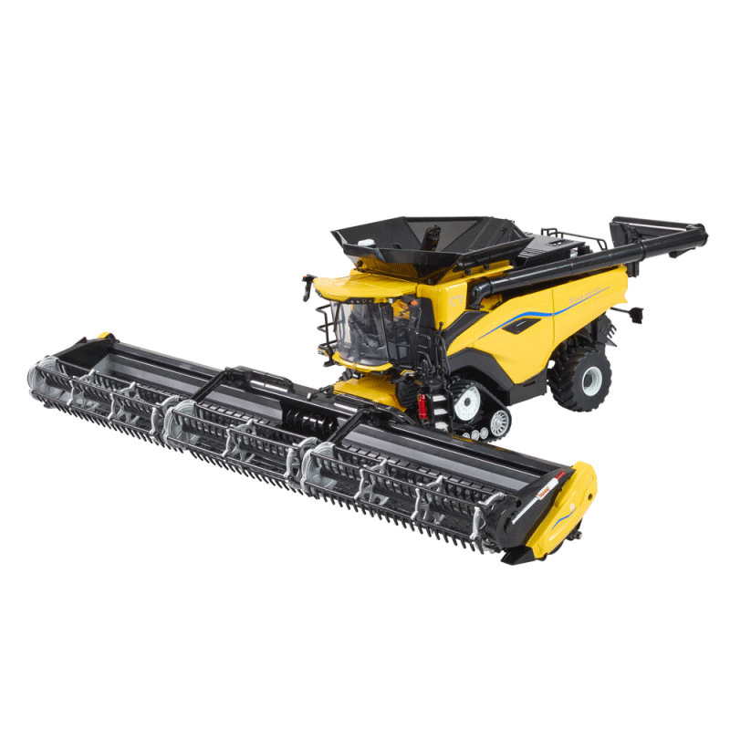 Britains New Holland CR11 Combine with Draper & Corn Heads - Prestige