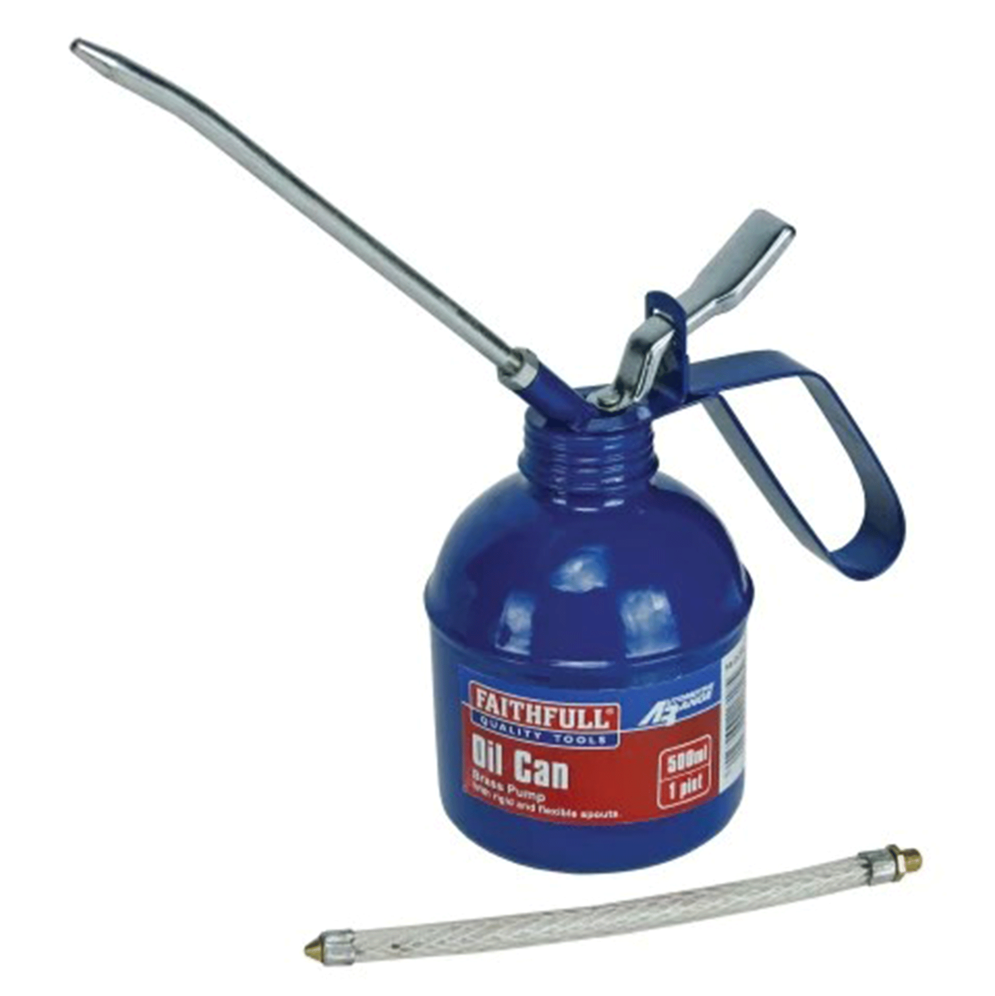 Faithfull Tools Lever Type Oil Can 500ml